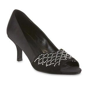 Laura Scott | Shoes | Laura Scott Womens Karlotta Open Toe Dress Pump ...